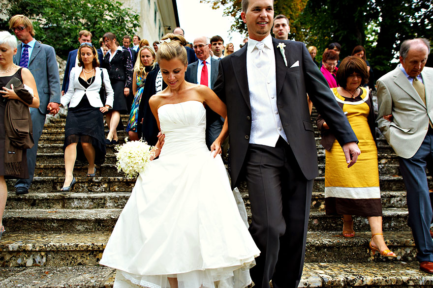 Wedding in Slovenian touristic pearl Bled
